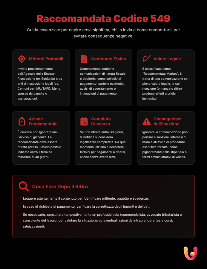 Raccomandata 549: INPS, Agenzia Entrate o Avvocato? Scopri di Più ...