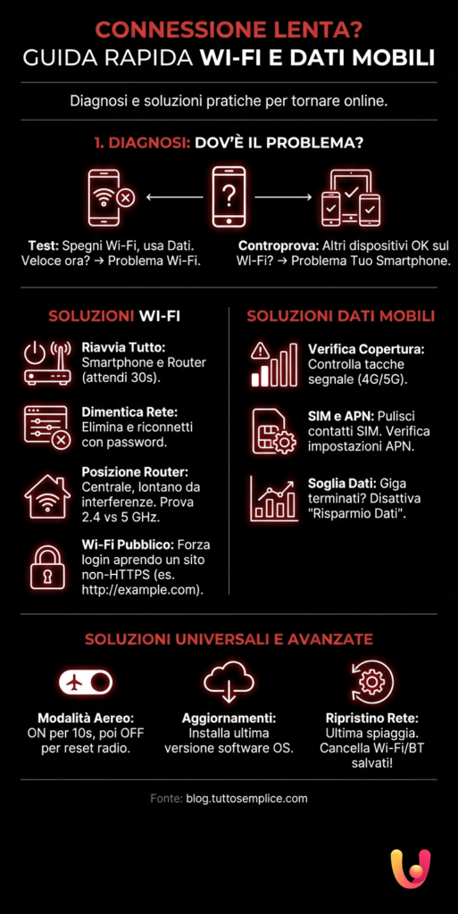 Problemi di connessione Wi-Fi e dati? La guida per risolverli