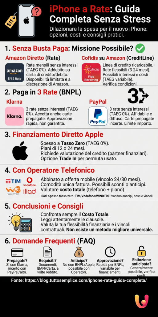 iPhone a Rate: Guida Completa Senza Stress | TuttoSemplice.com