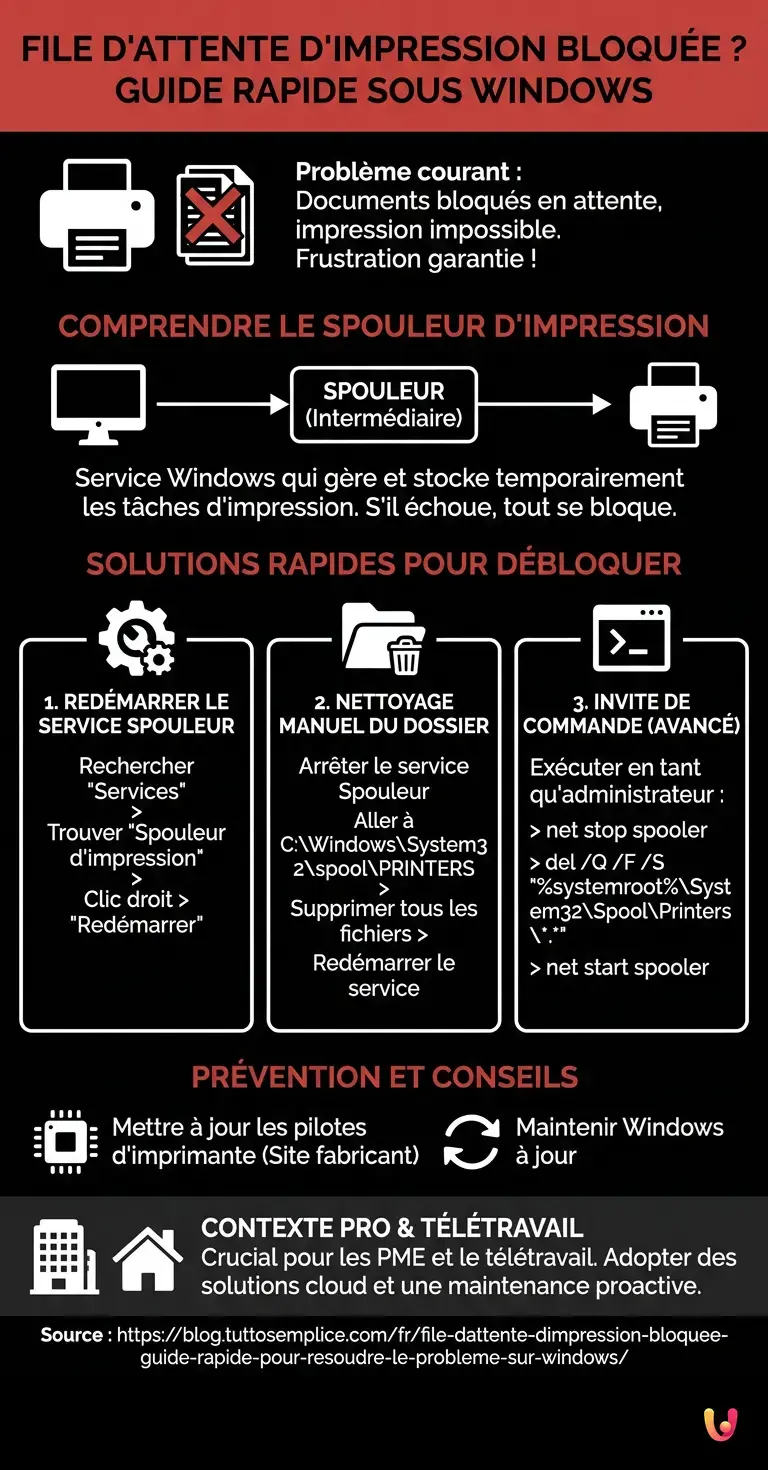 File d'attente d'impression bloquée ? Guide rapide pour résoudre le ...